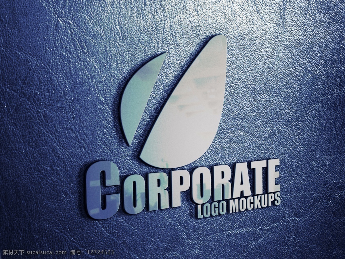 LOGO展示智能贴图样机素材图片下载-素材编号12724523-素材天下图库