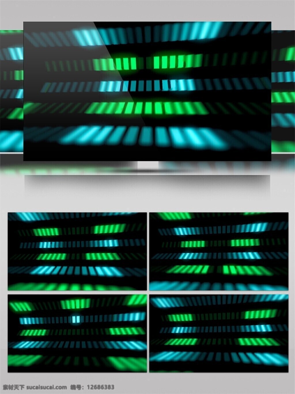 蓝色光格高清视频素材图片下载-素材编号12686383-素材天下图库