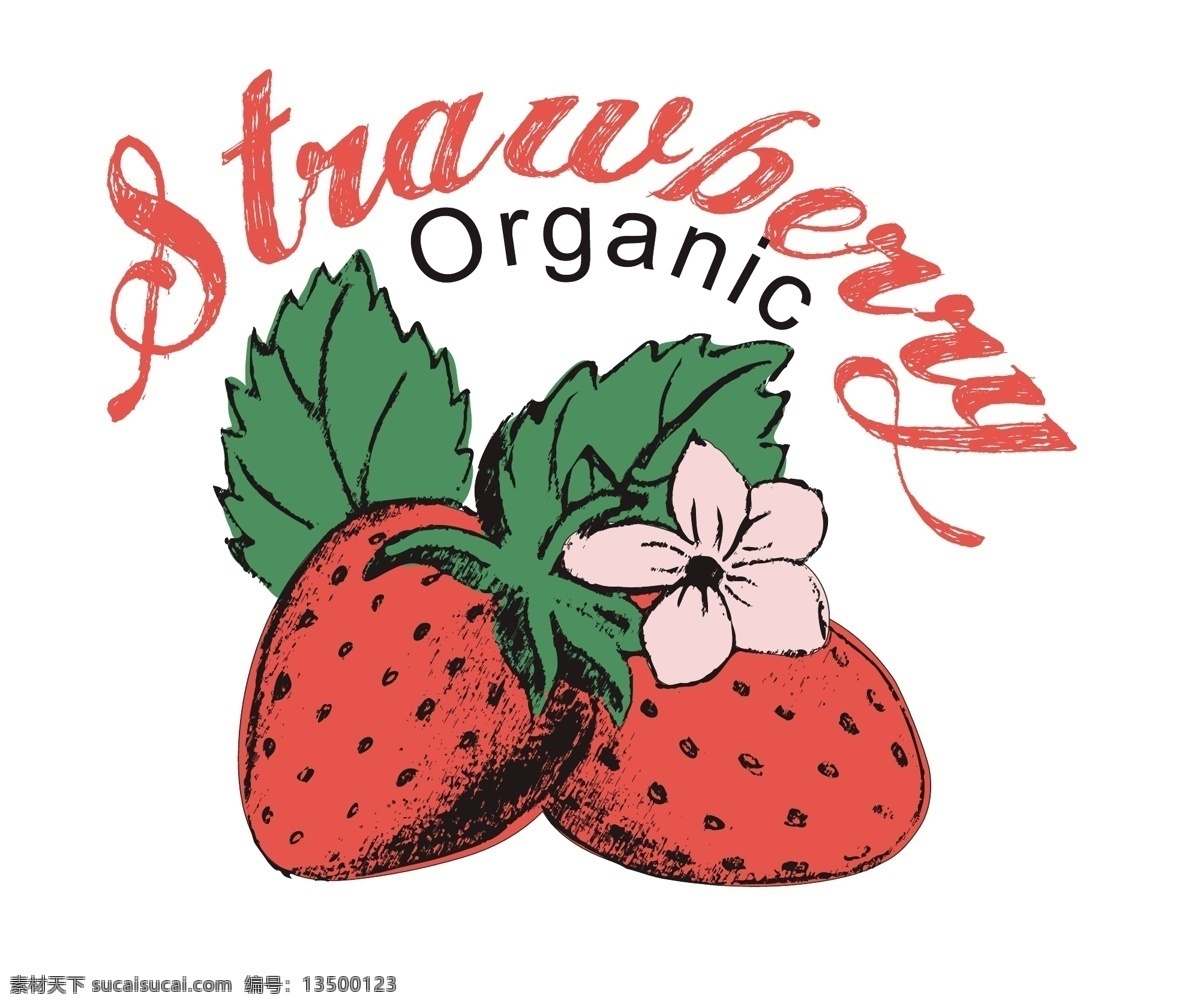 草莓卡通水果矢量大牌素材图片下载-素材编号13500123-素材天下图库